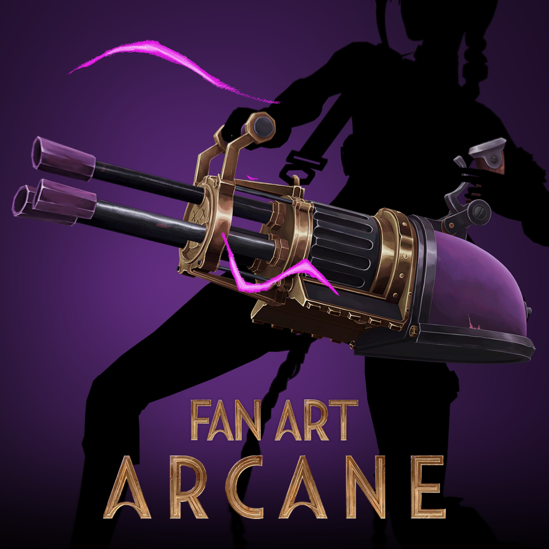 ArtStation - ARCANE: Pow Pow | Fan Art