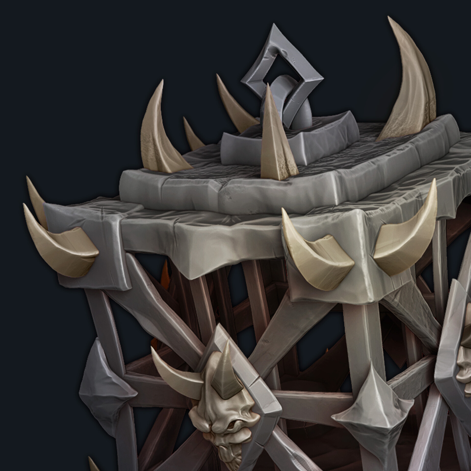 ArtStation - Stylized Cage|Speed Sculpt Practice