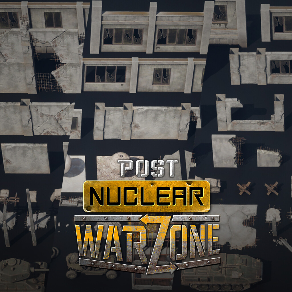 ArtStation - Post Nuclear Warzone City - Realistic Modular Assets