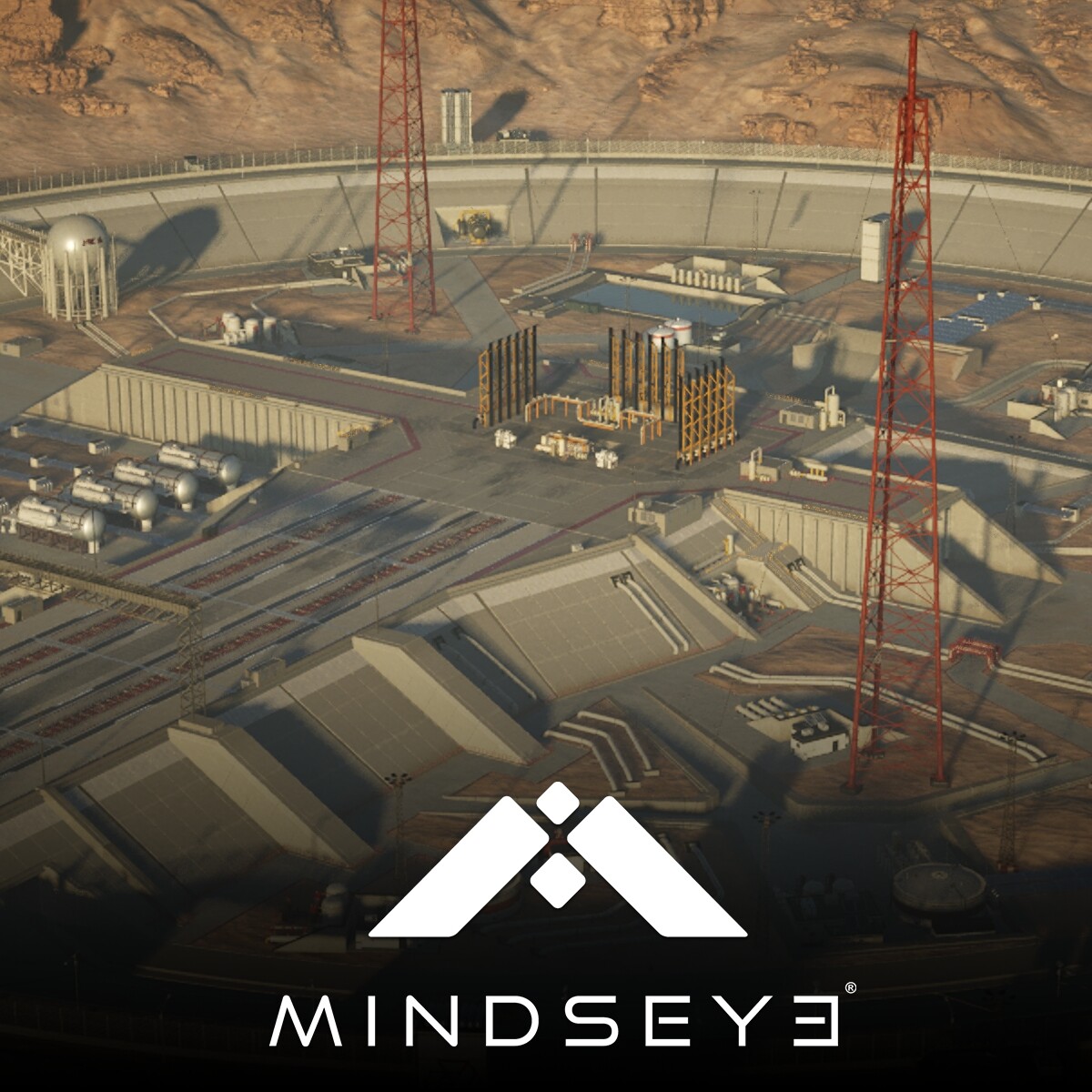 ArtStation - Mindeyes - Launchpad and Silva's Factory outskirt