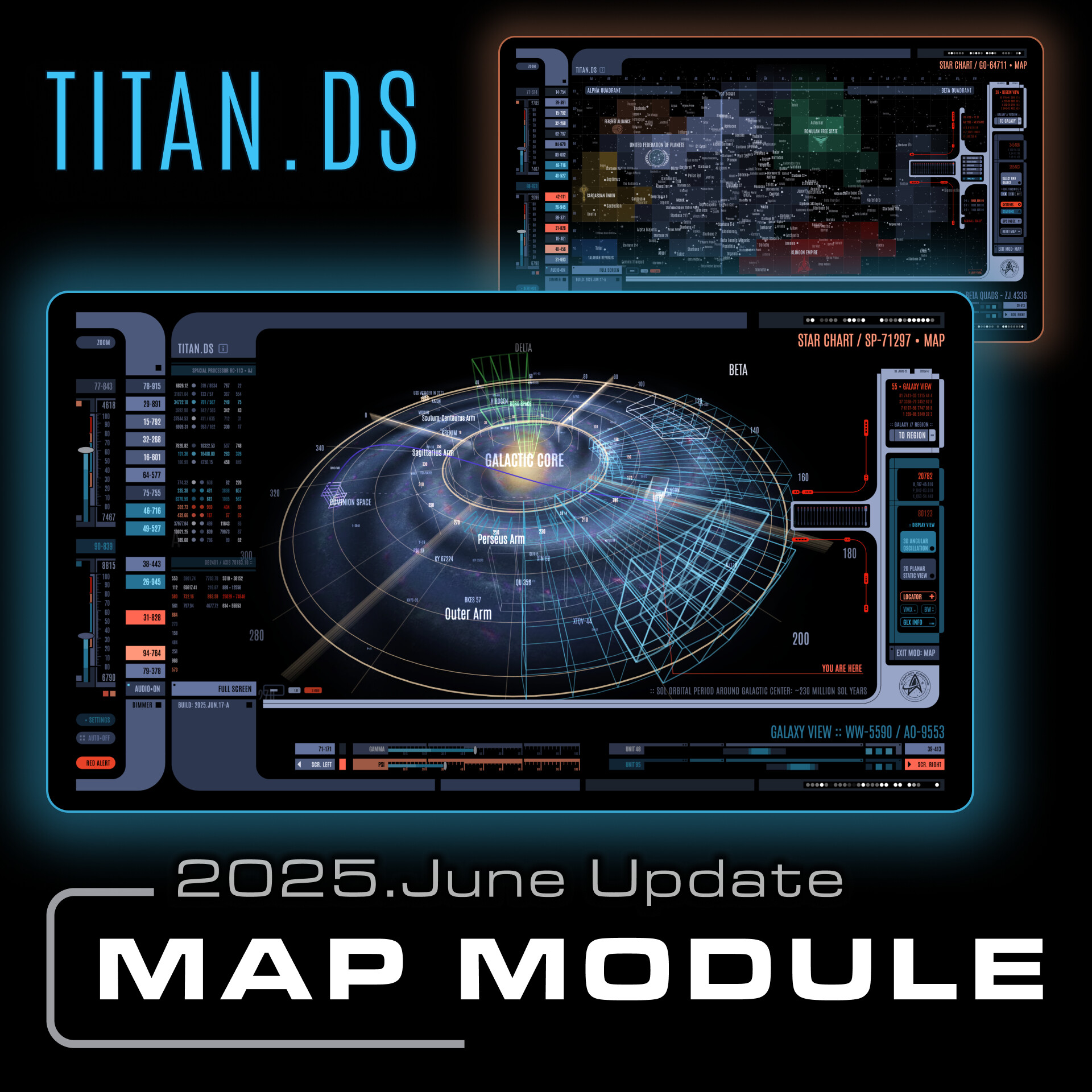 ArtStation - Map module / Titan.DS interactive site
