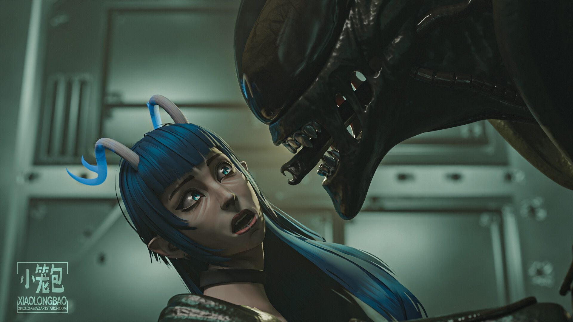 ArtStation - Xenomorph Attack | Personal Project