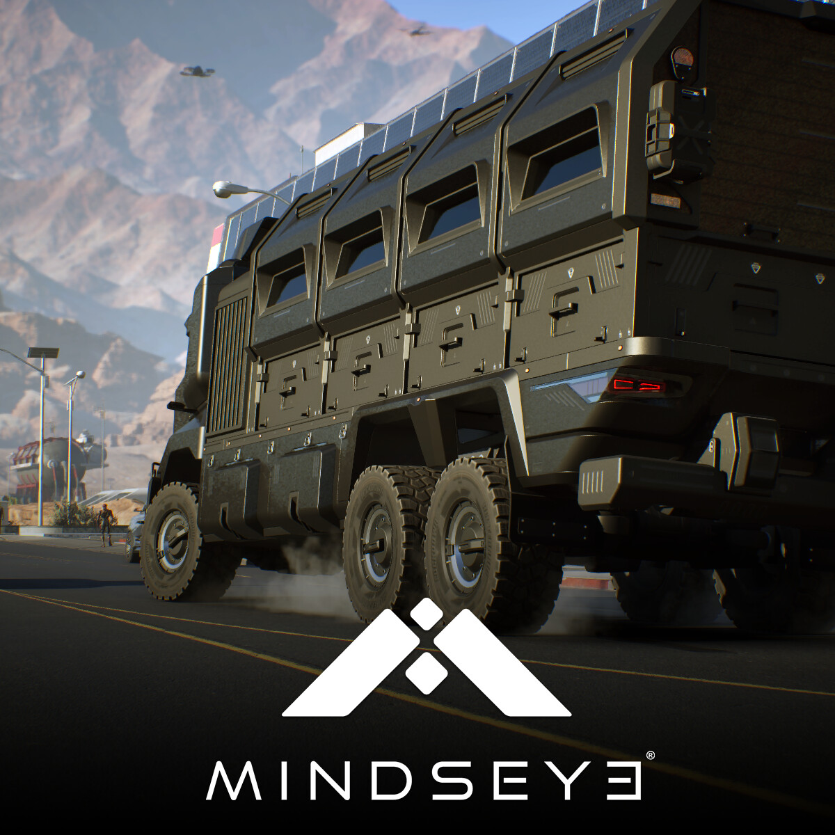 ArtStation - Mindseye - Military Heavy Duty Truck