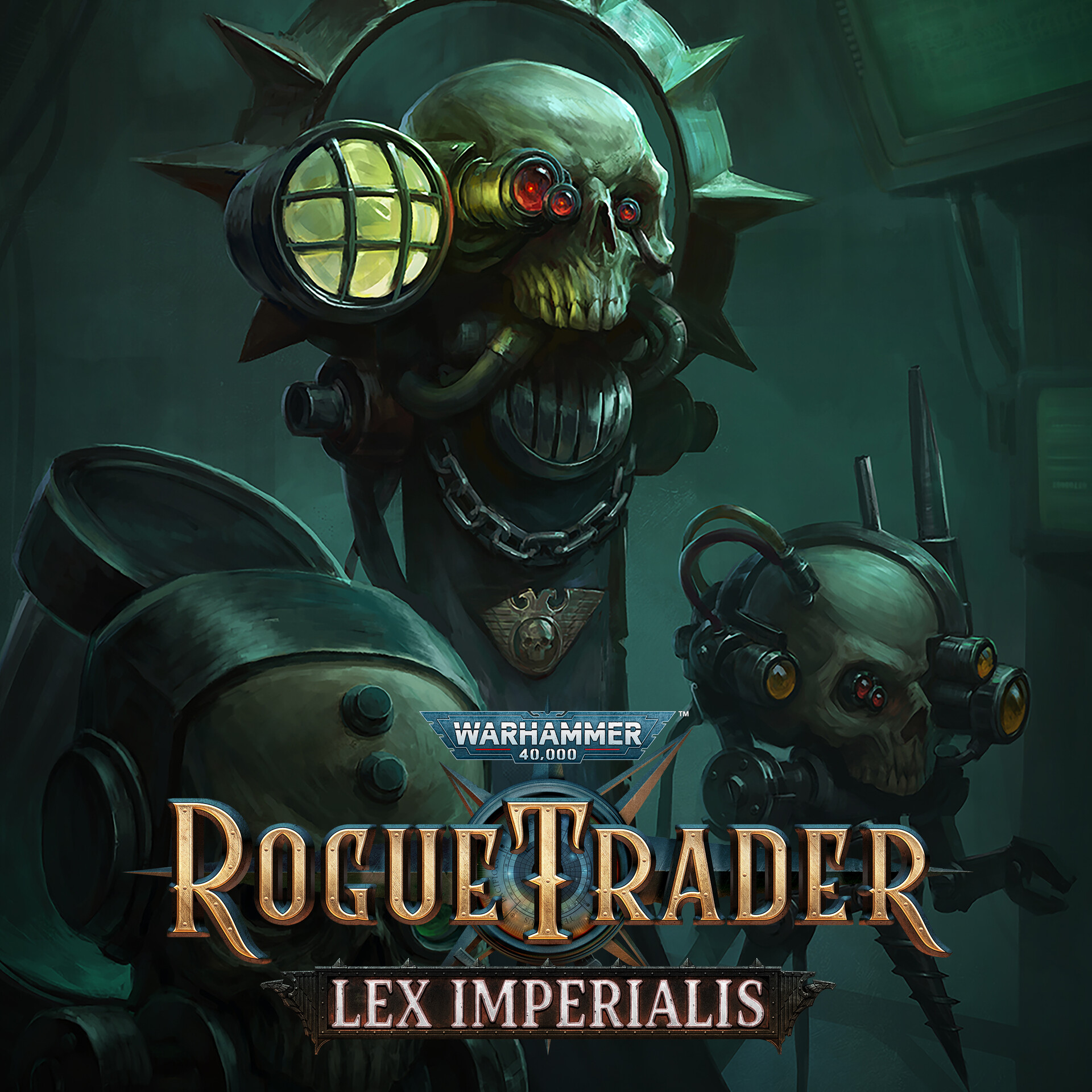 ArtStation - WH40K: Rogue Trader Lex Imperialis - SwarmServoSkulls Portrait