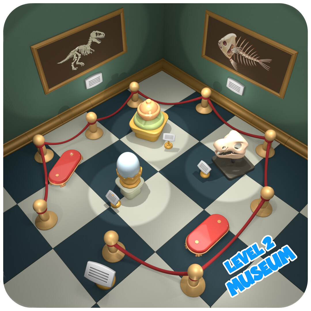 ArtStation - Level 02: Museum