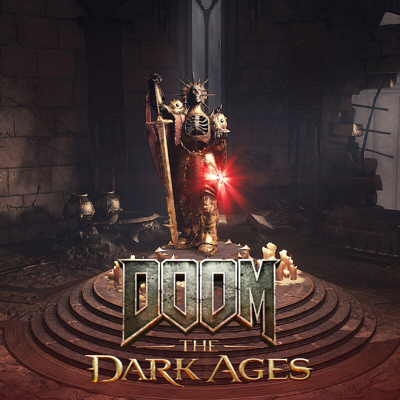 ArtStation - DOOM: THE DARK AGES - The Holy City of Aratum Secret Area 1