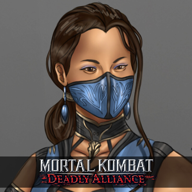 ArtStation - Kitana MK: Deadly Alliance redesign (MK1)