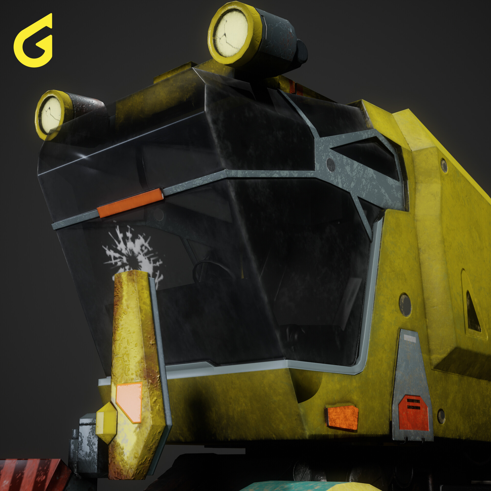 ArtStation - Cleaning Truck