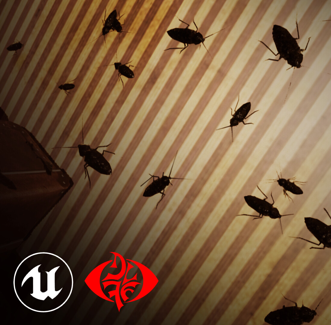 ArtStation - Swarms of cockroaches VFX
