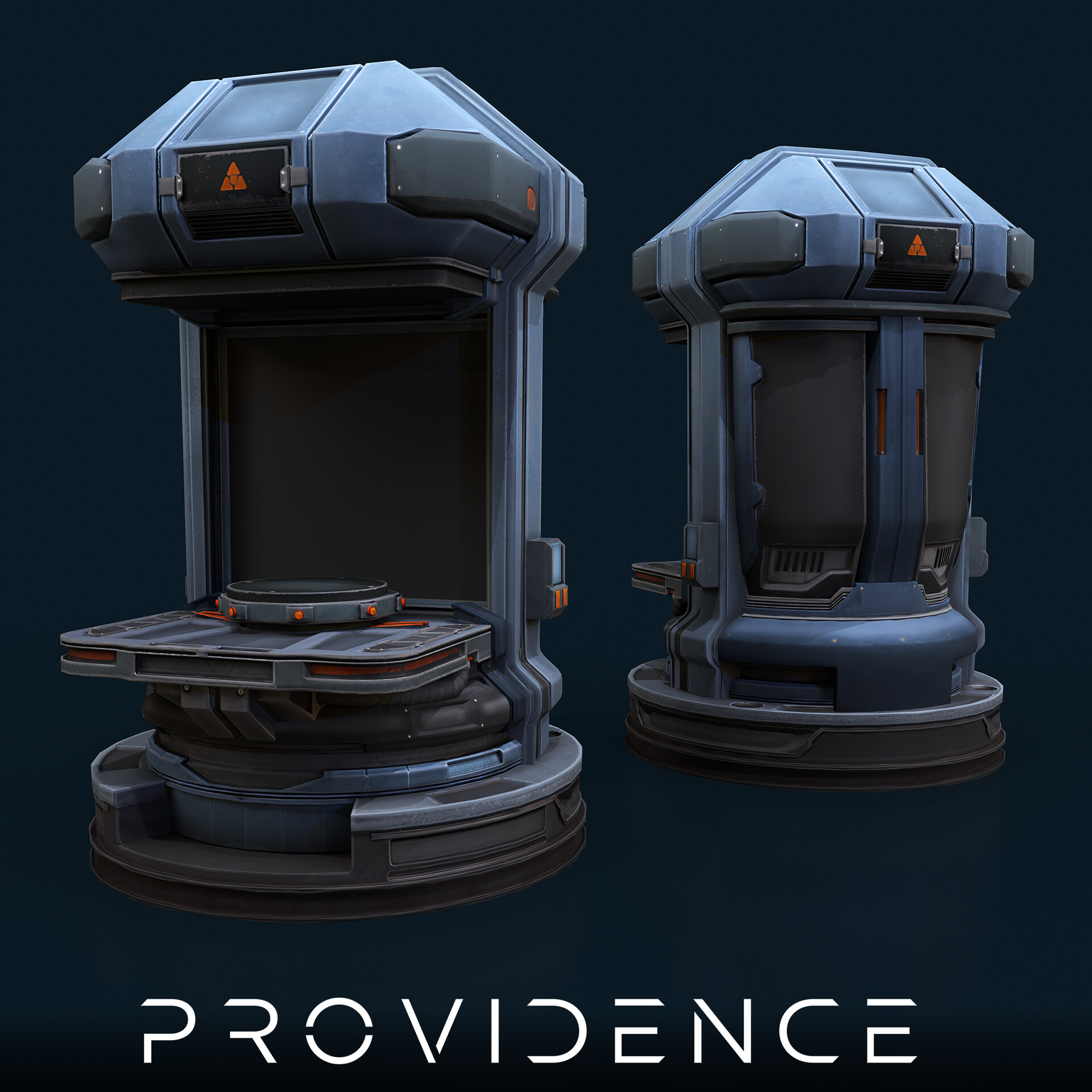 ArtStation - Deployable Station - 3D Game Asset