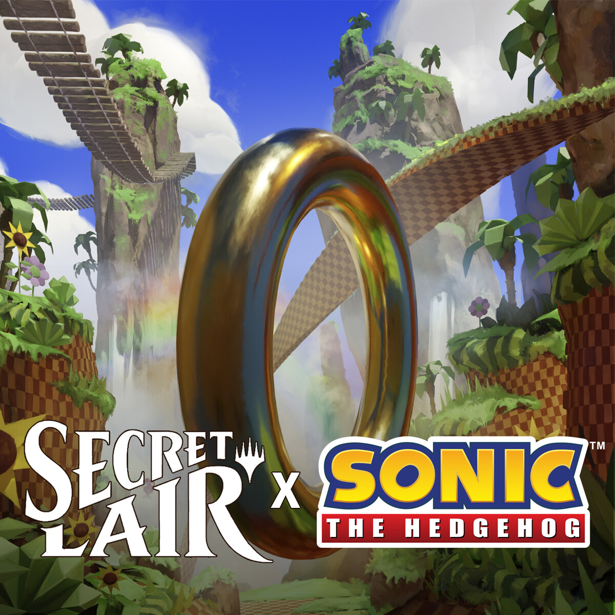 ArtStation - MTG Secret Lair x Sonic the Hedgehog: Treasure Token