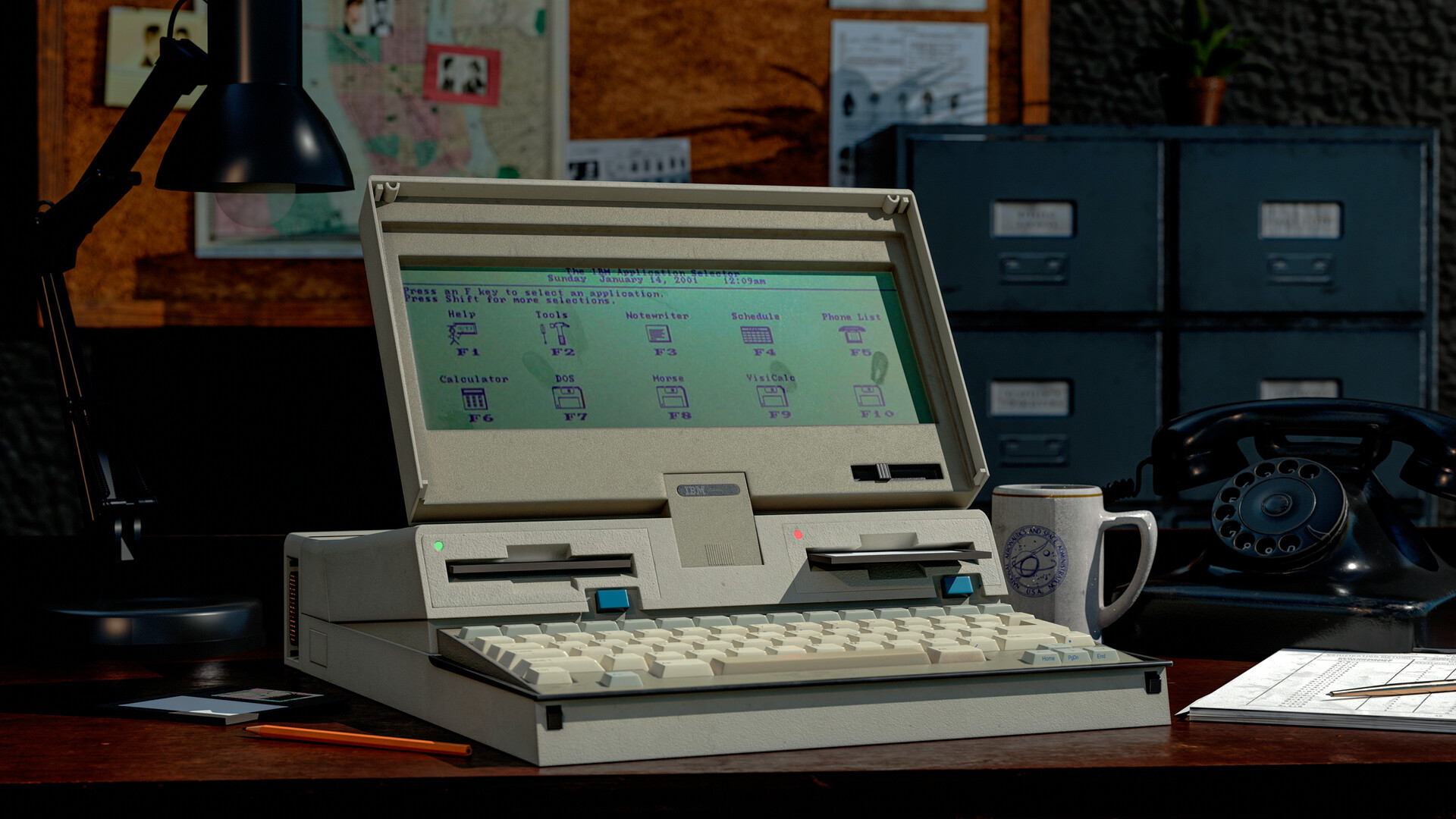 ArtStation - IBM PC Convertible 5140