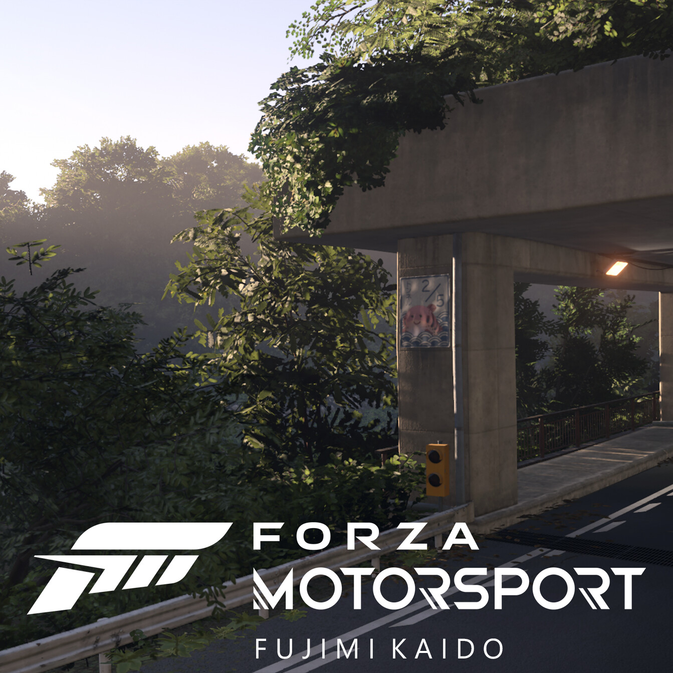 ArtStation - Forza Motorsport - Fujimi Kaido - Foliage Creation
