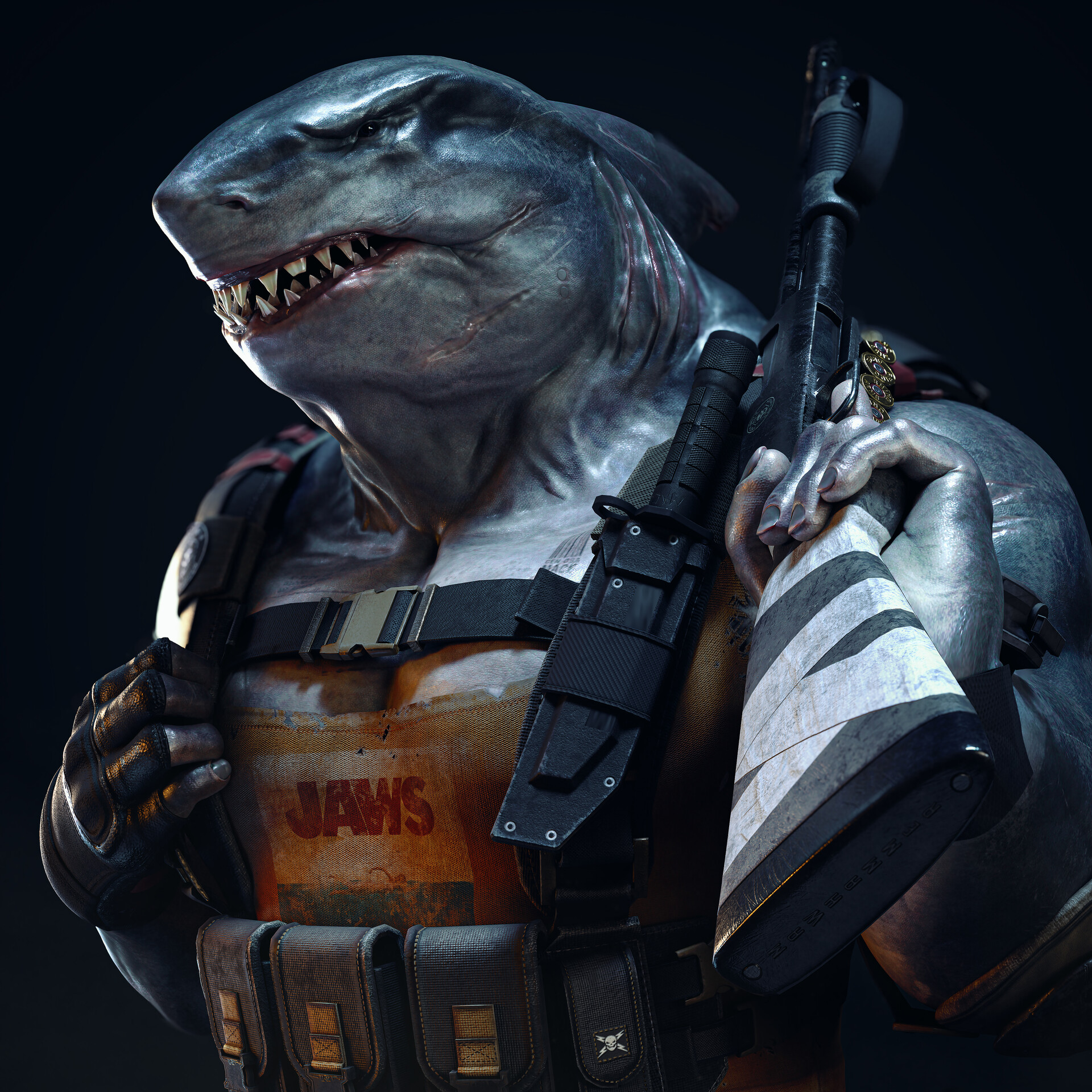ArtStation - Shark Mercenary