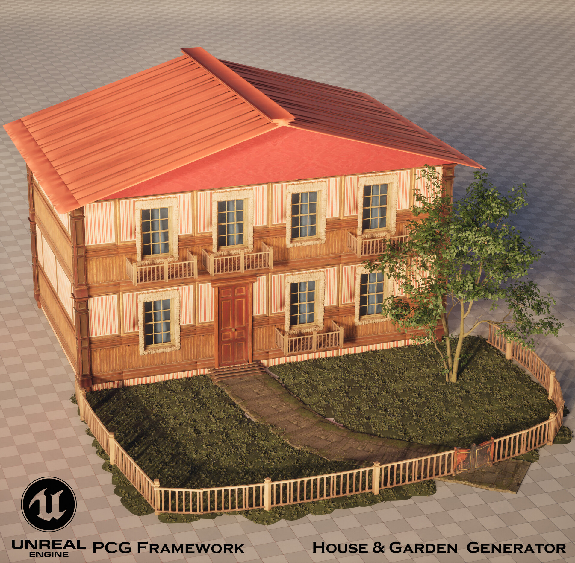 ArtStation - PCG House & Garden Version.1