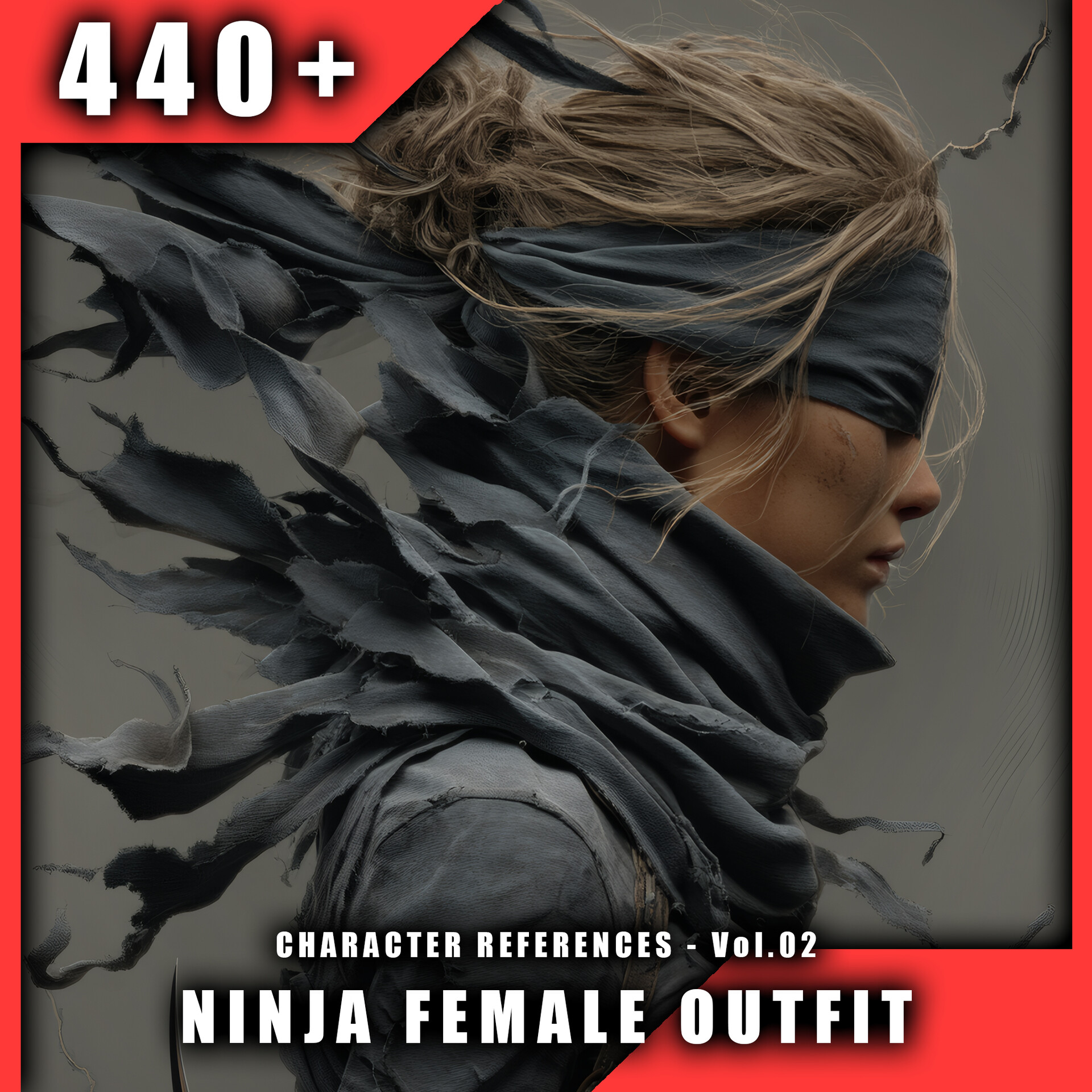 ArtStation - 440+ Ninja Female Outfit - Character References Vol.02