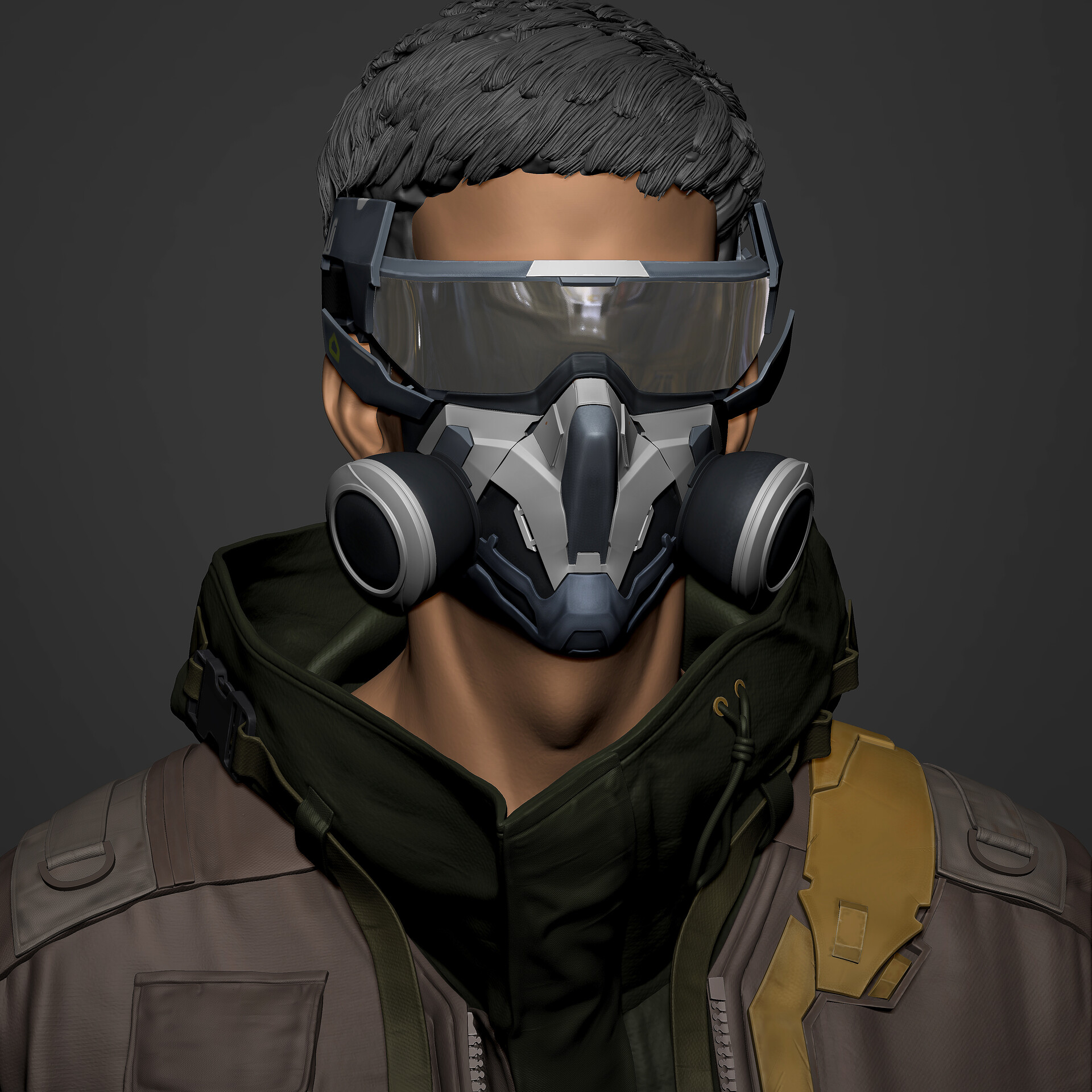 ArtStation - Sci-Fi characters - HIghpoly