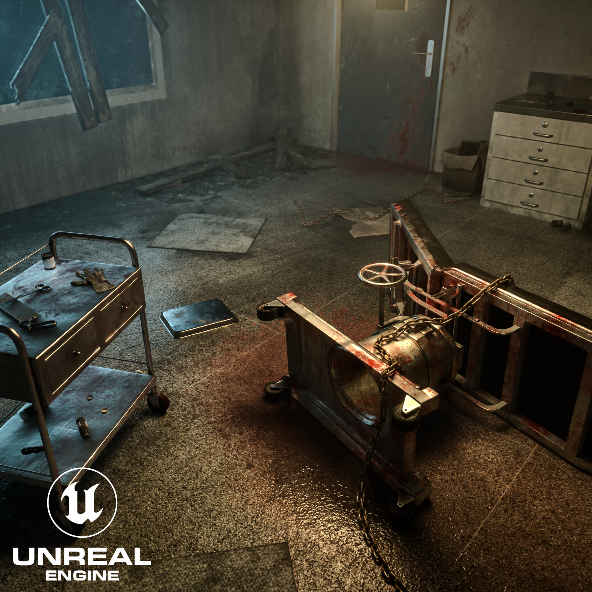 ArtStation - Kill Room – Real-Time Game Environment