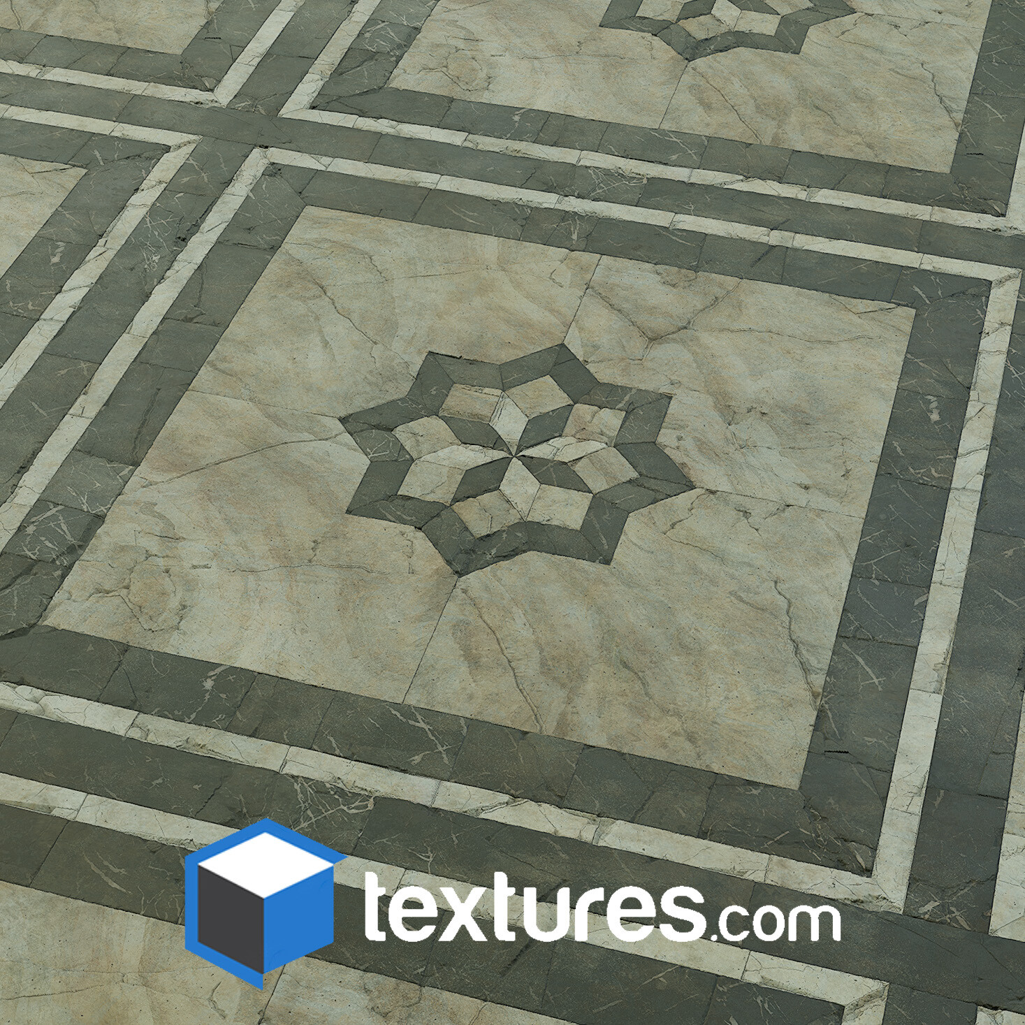 ArtStation - Procedural Aged Mosaic Flooring