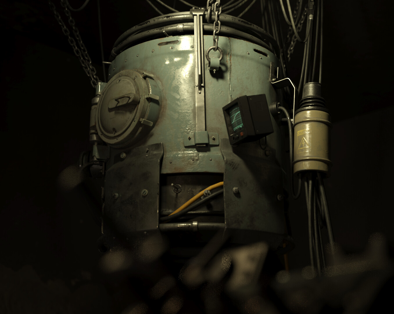 ArtStation - The Arbor - anti radiation capsule props