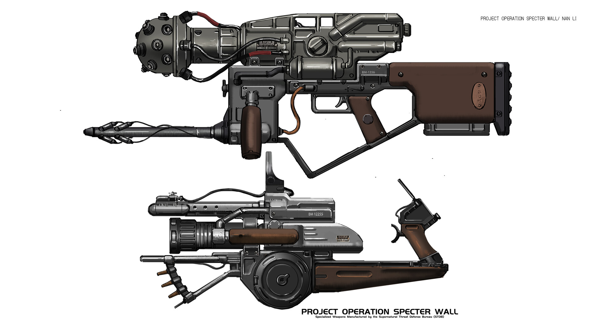 ArtStation - PROJECT OPERATION SPECTER WALL-STDB Special Defense Weapons