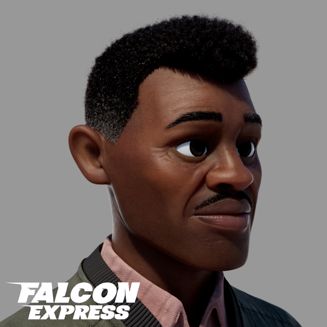 ArtStation - Johnson Reporter in " Falcon Express
