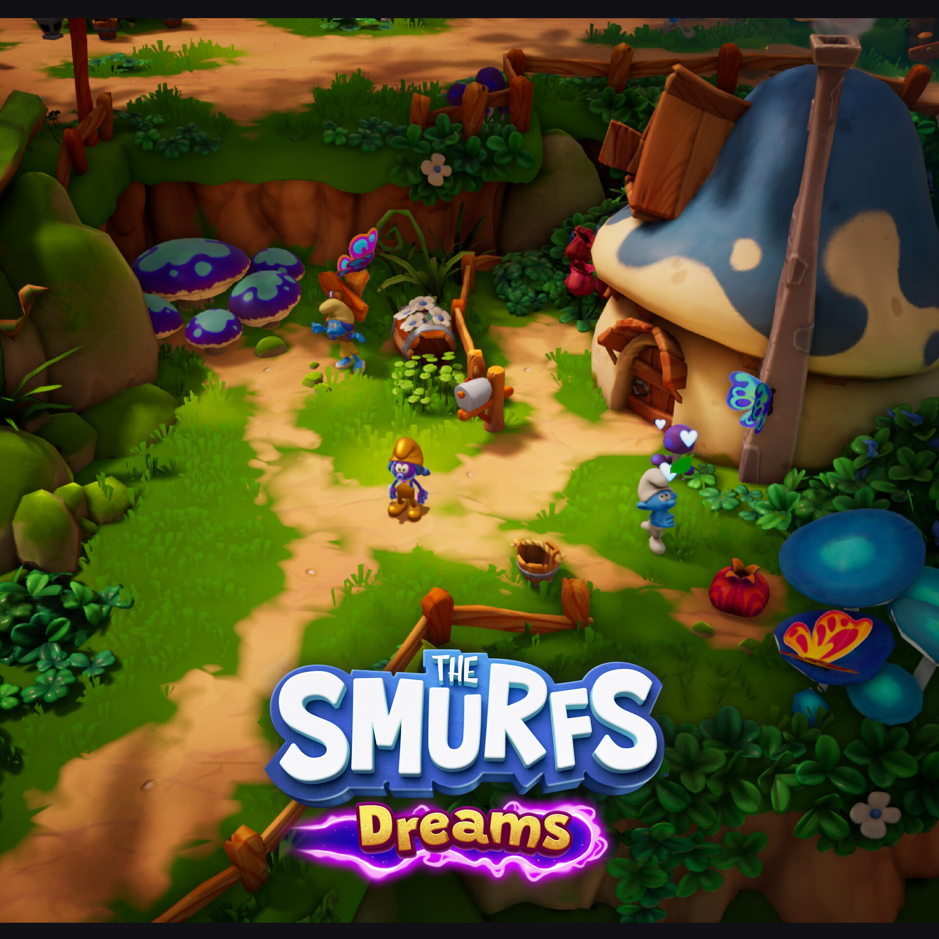 Ocellus - SERVICES - The Smurfs Dreams: In Game - Village Awake