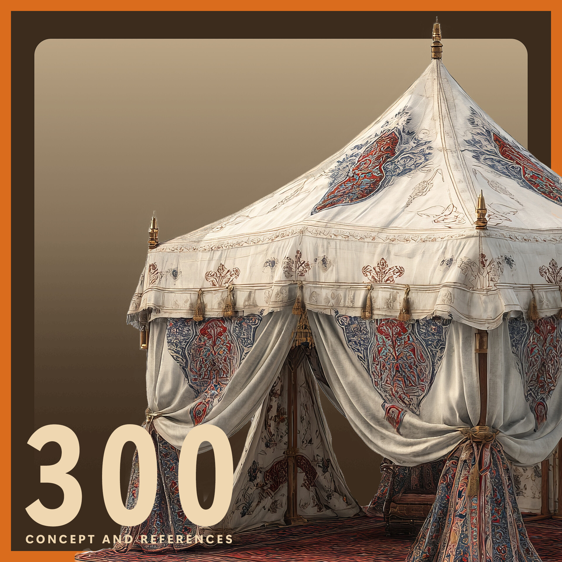 ArtStation - 300 Desert Tents Concept and Reference