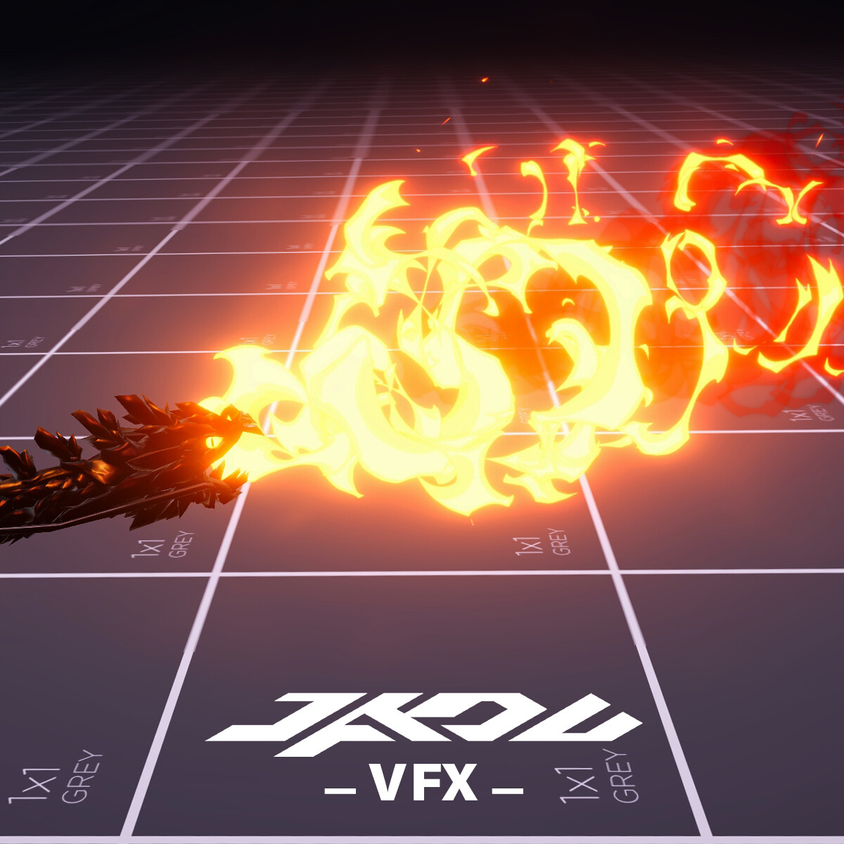 ArtStation - Stylized VFX - Flame Thrower