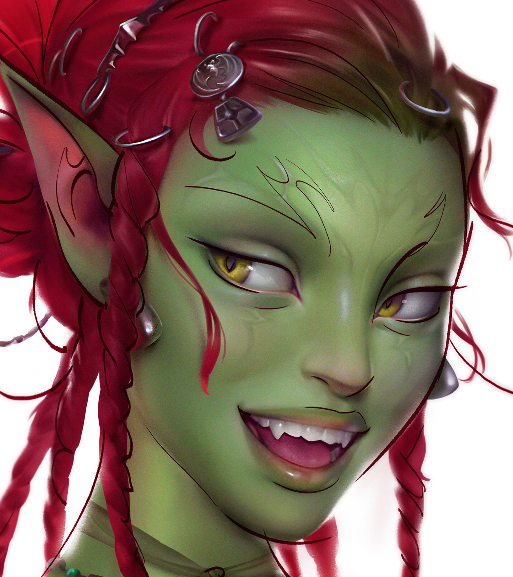 ArtStation - Green Girl