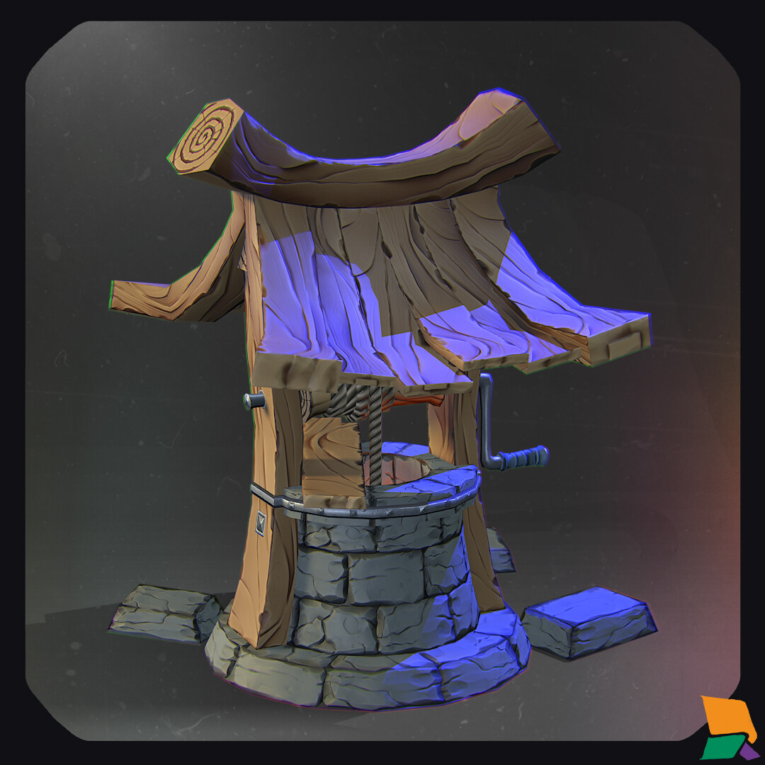 ArtStation - Stylized well
