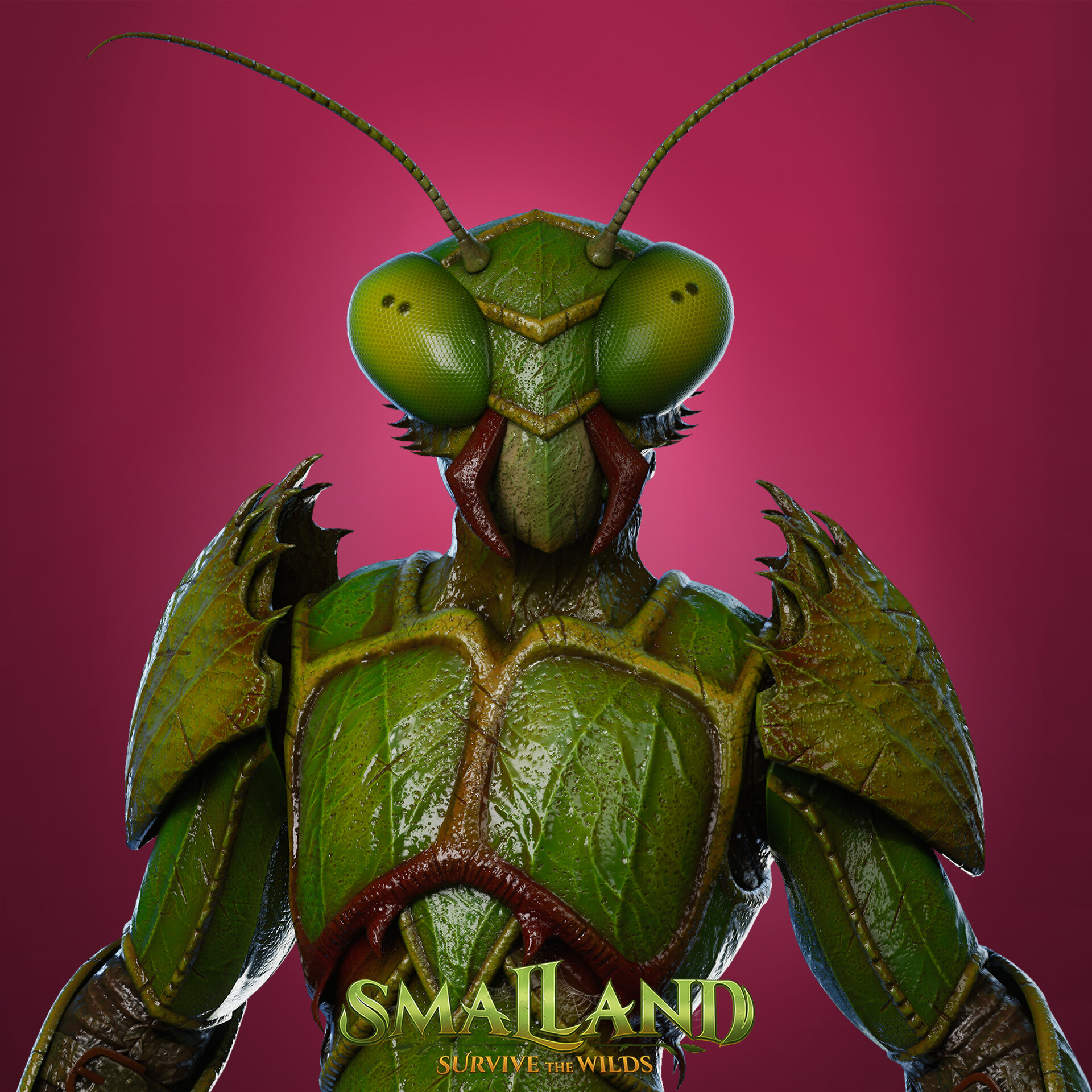 ArtStation - Realtime Character - Mantis Armor - Smalland
