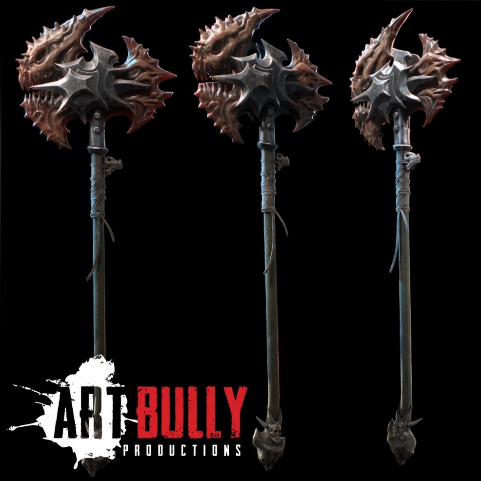 ArtStation - Necromancer Axe 01