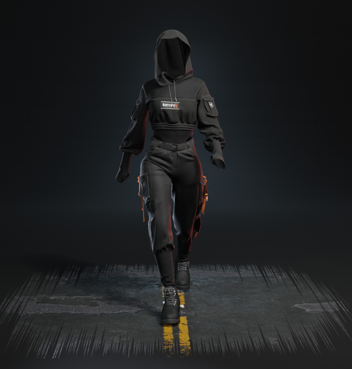 ArtStation - Techwear Outfit