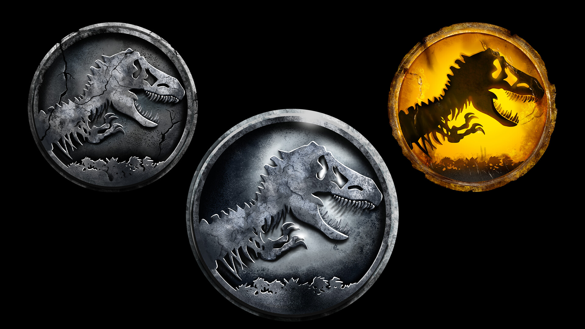 ArtStation - Jurassic World Trilogy Logos (studies and proposals)