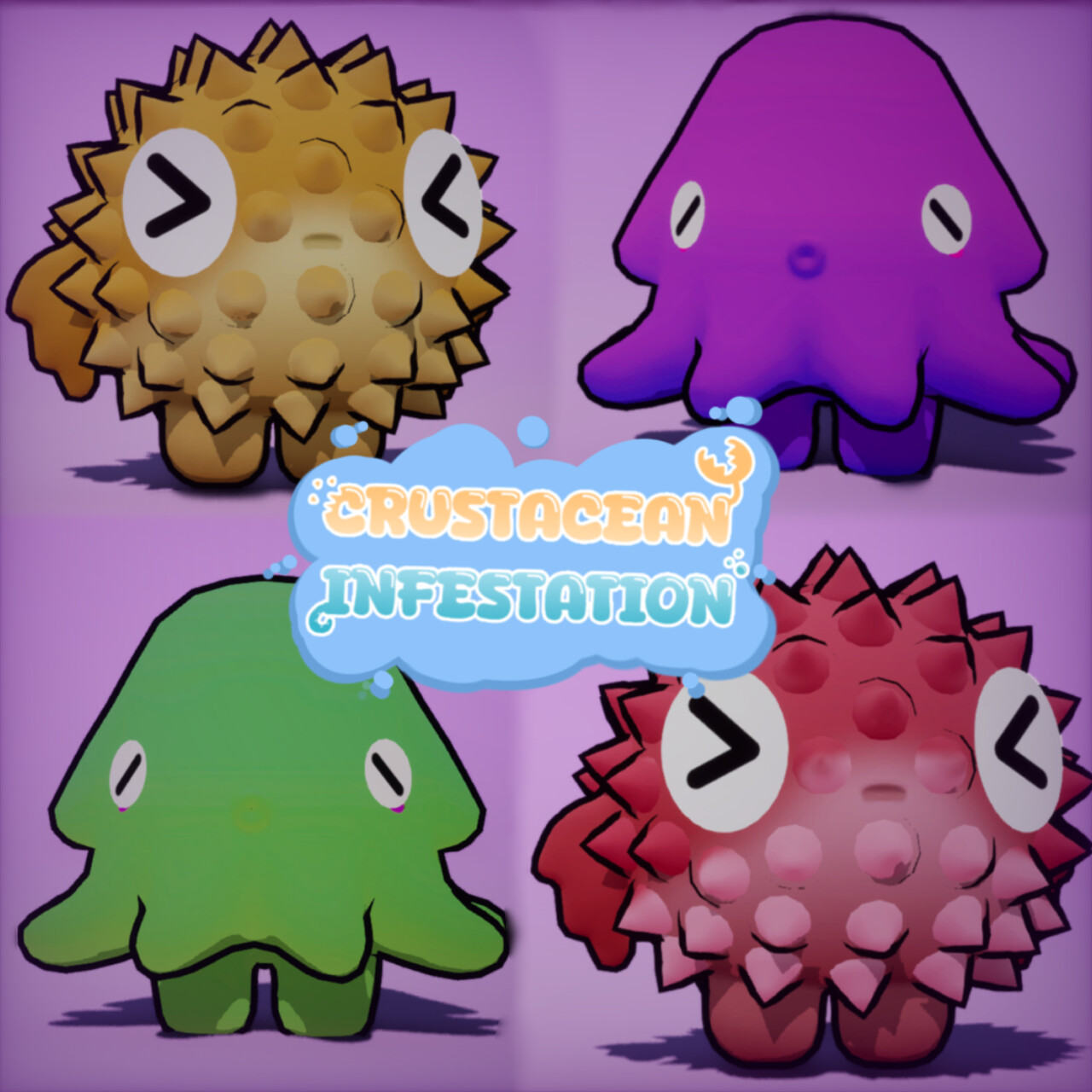 ArtStation - Collaborative Game: Crustation Infestation