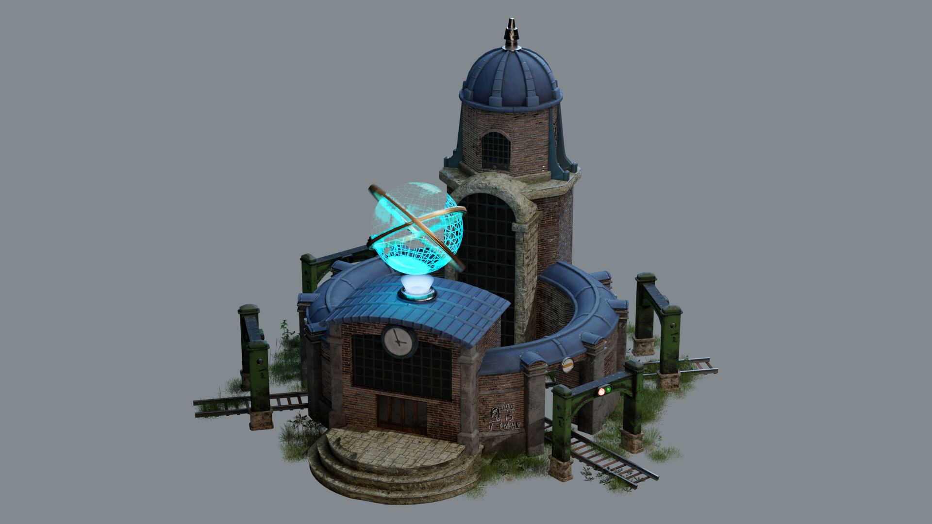 ArtStation - DWS - Train Station Base Skin (For Fun)