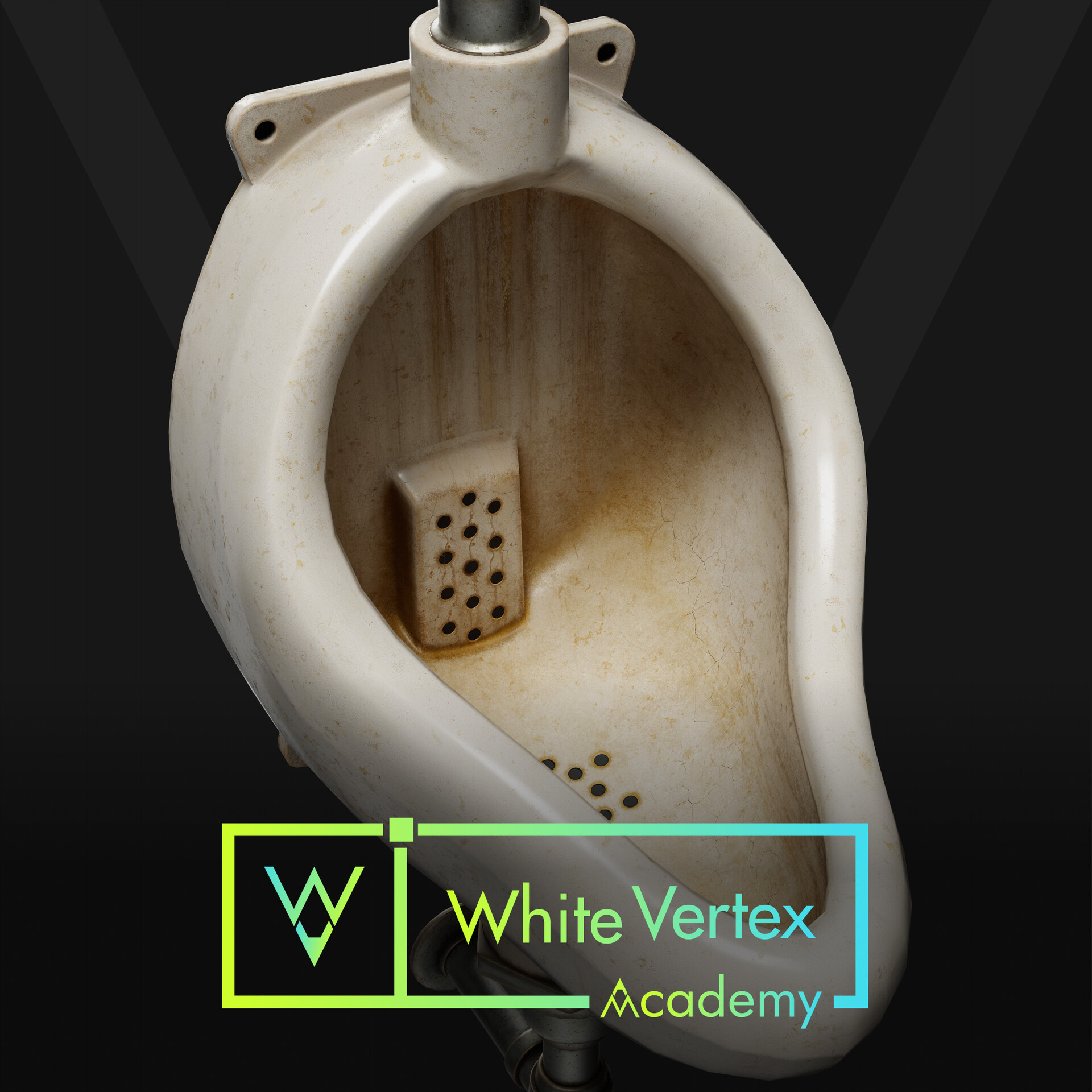 ArtStation - Dirty Ceramic Urinal