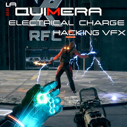 ArtStation - ⚡ Electrical Charge / Hacking VFX. 🔷Unreal Engine