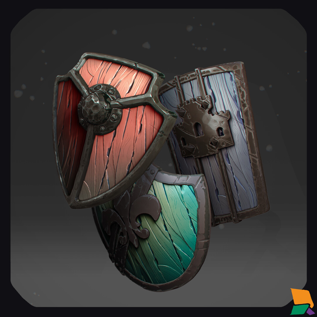 ArtStation - Fantasy Shields