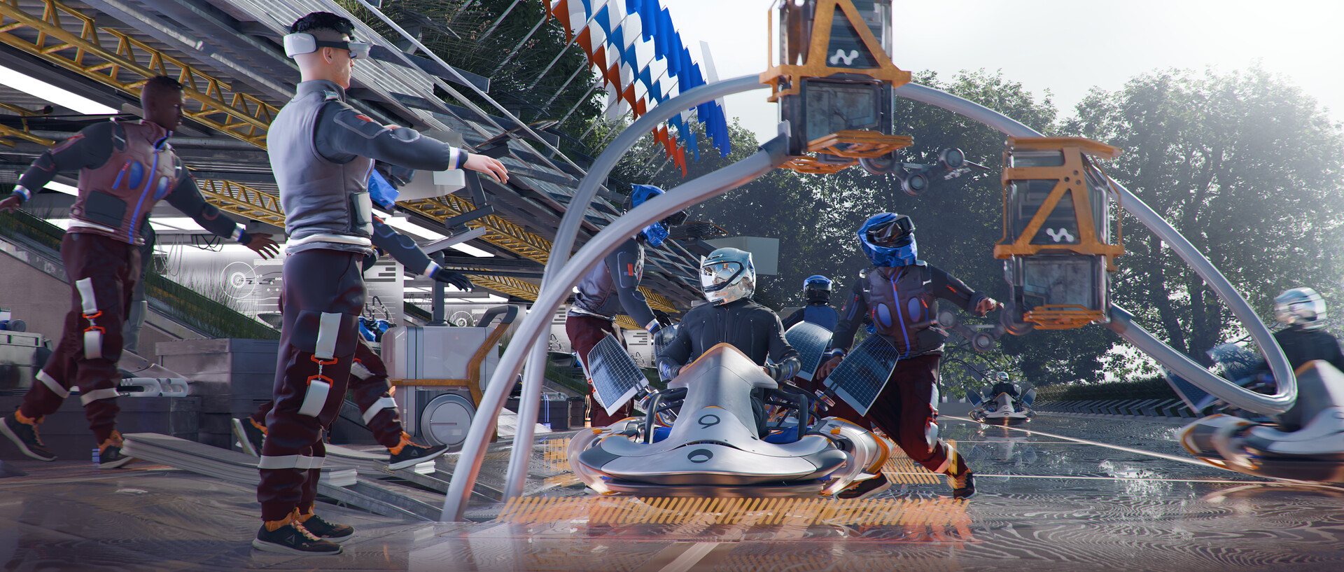 ArtStation - Solarpunk Pit Stop