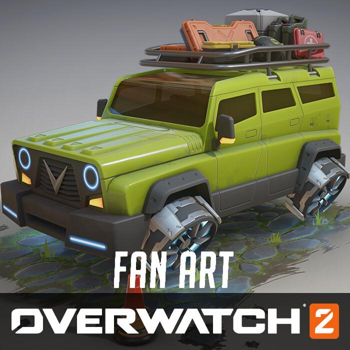 ArtStation - Vehicle & Props Overwatch Fan Art