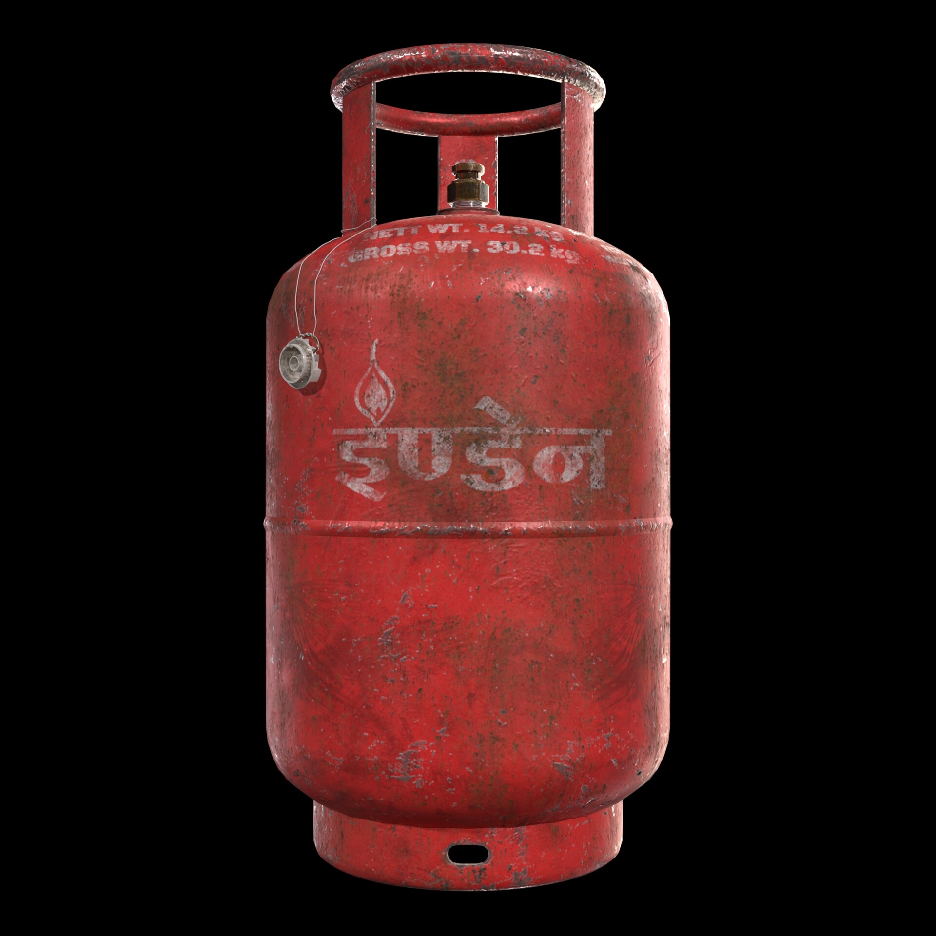 ArtStation - Realistic Indane Gas Cylinder 3D Model