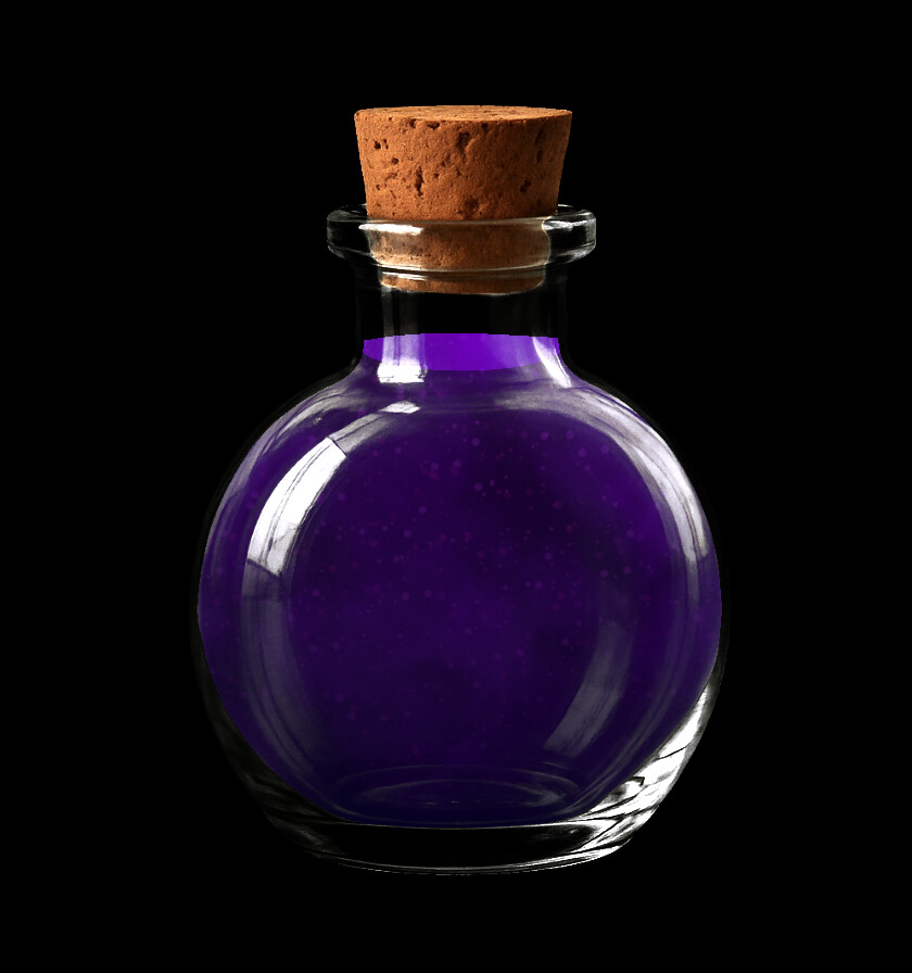 ArtStation - UI Mana Potion Material (Bar element)