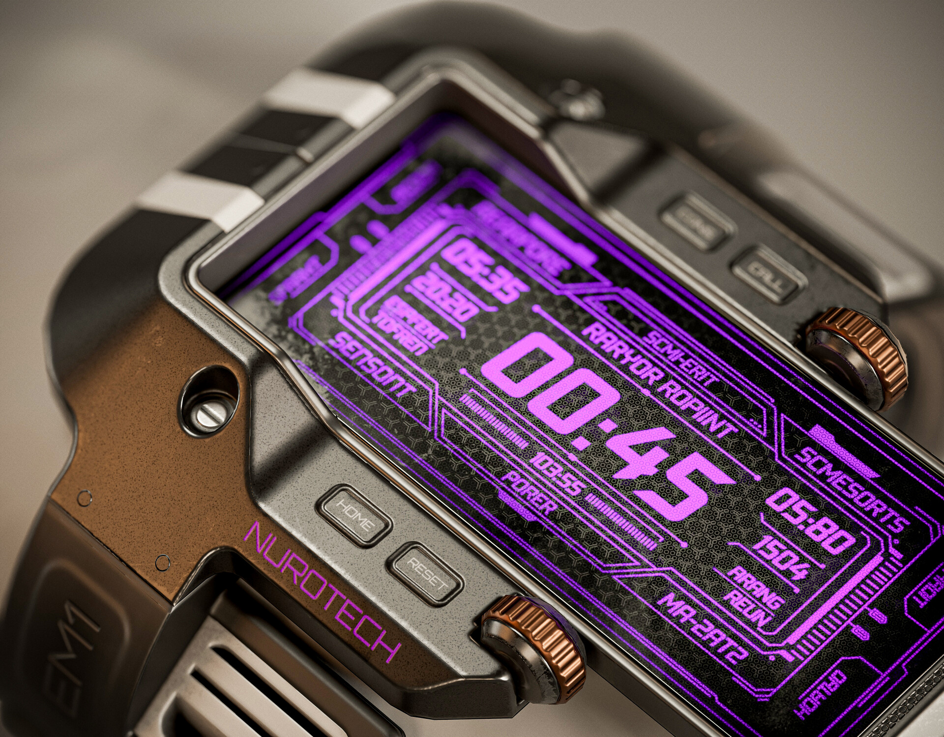 ArtStation - EM1 Concept Wrist Watch PBR