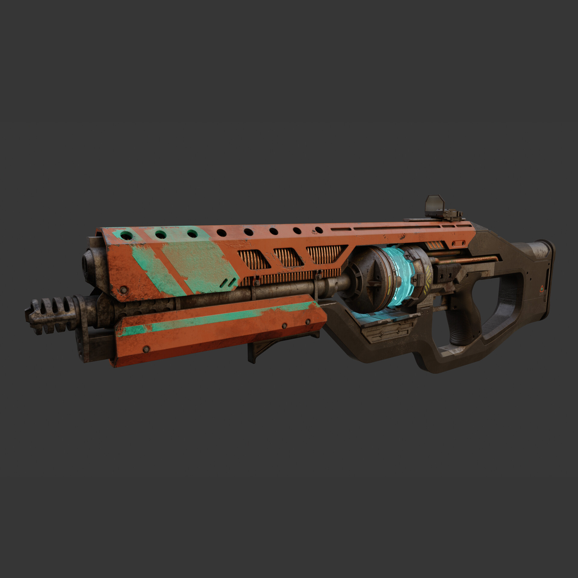 ArtStation - D-17 Plasma Rifle – High Energy Assault Weapon