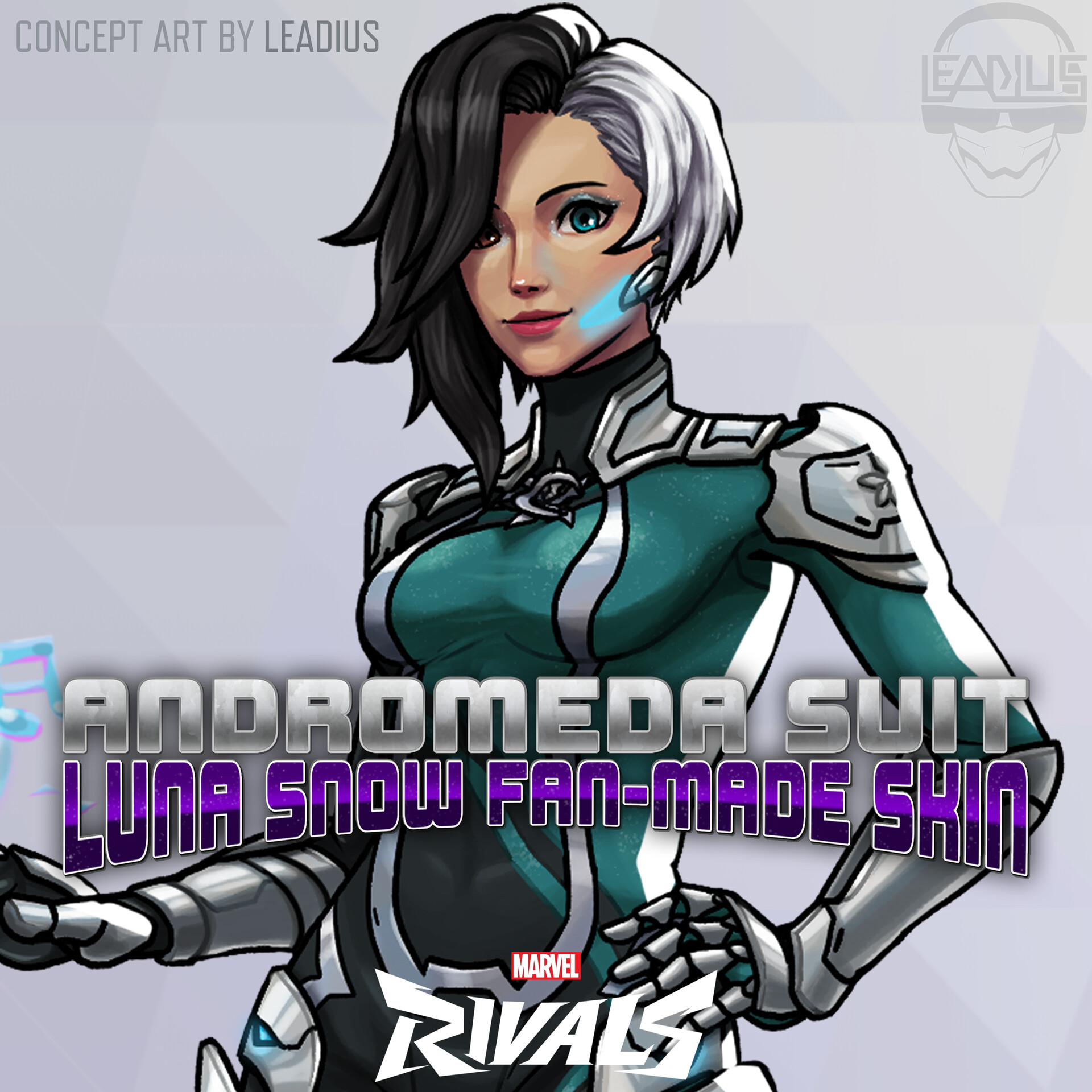 ArtStation - Marvel Rivals - Luna Snow ANDROMEDA SUIT Fan-made Costume ...