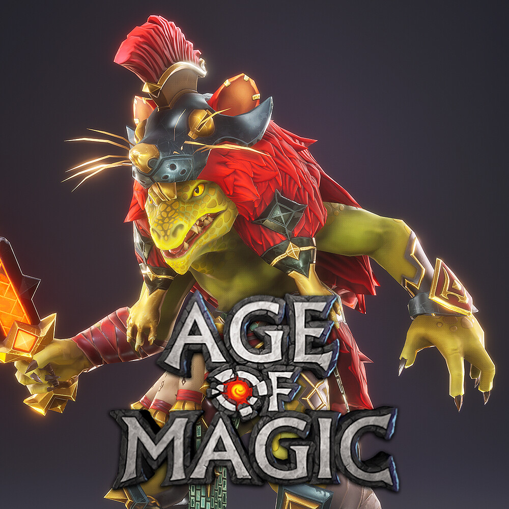 Digital Forms Your External Art Development Team - In-game character for Age of Magic