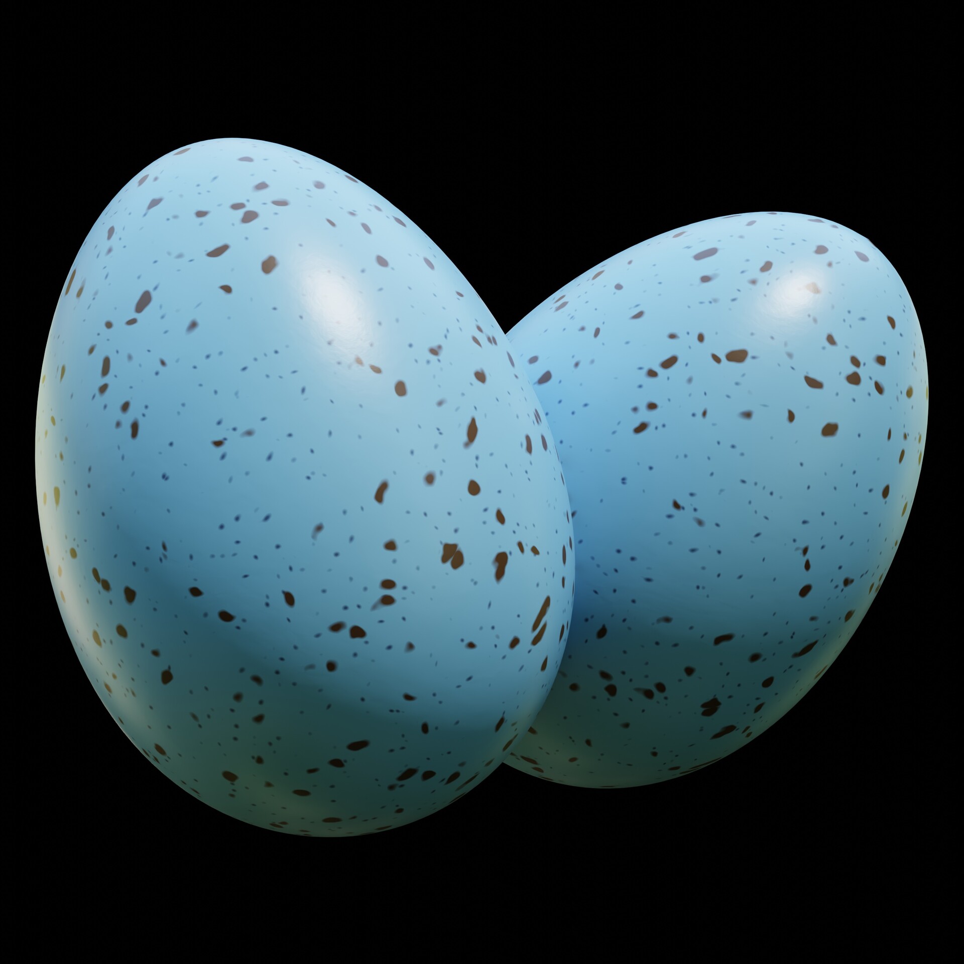 ArtStation - Procedural Blue Jay Egg Material🥚(Blender Tutorial)