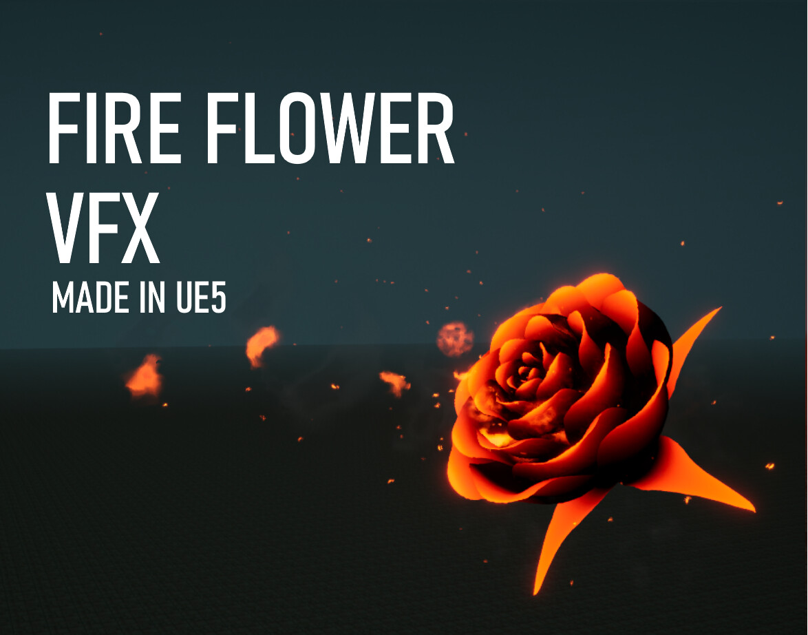 ArtStation - Fire Flower VFX